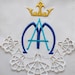 Embroidered Altar Cloth - Marian Pattern (98) - Etsy