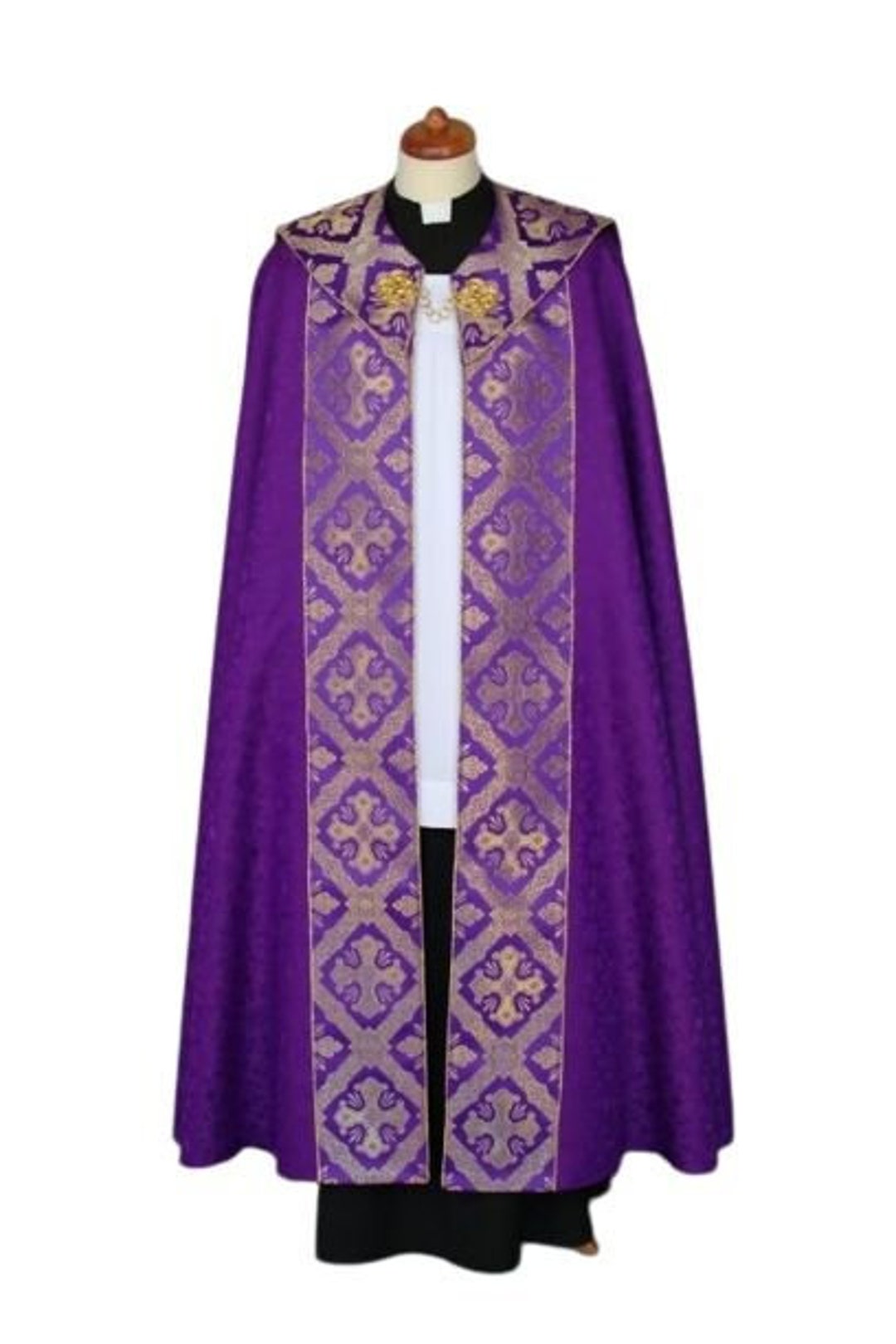 Purple Cope Embroidered Damask (60) - Etsy
