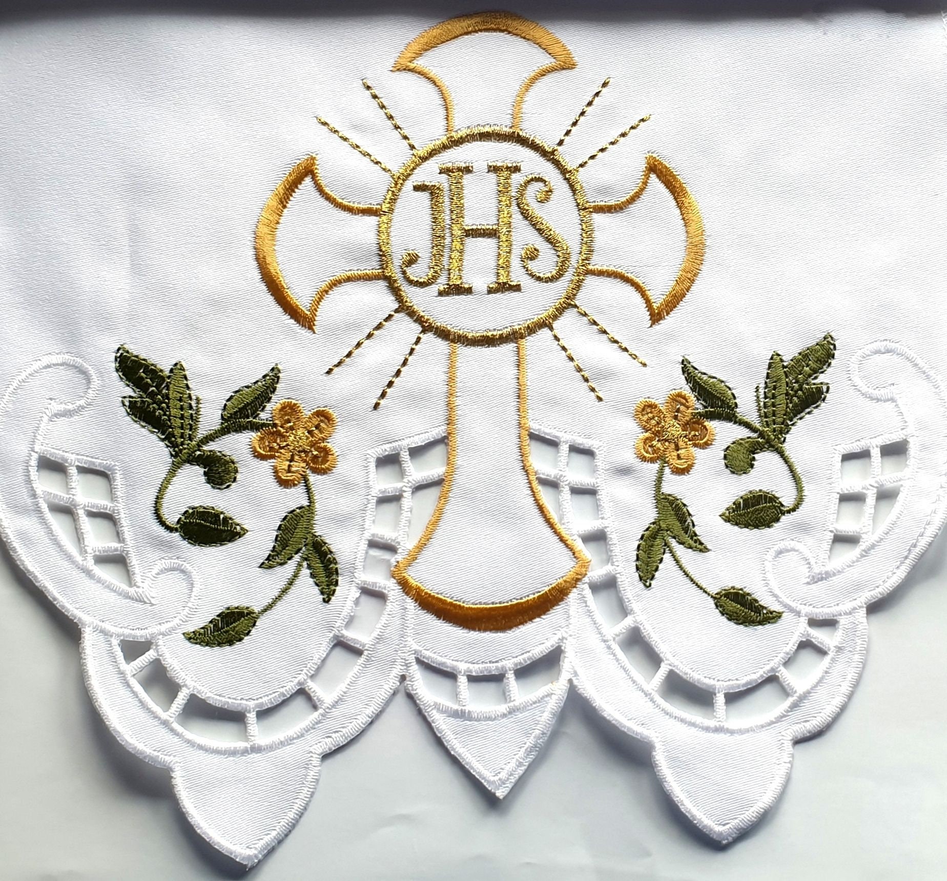 Embroidered Altar Cloth - Eucharistic Pattern (135) - Etsy