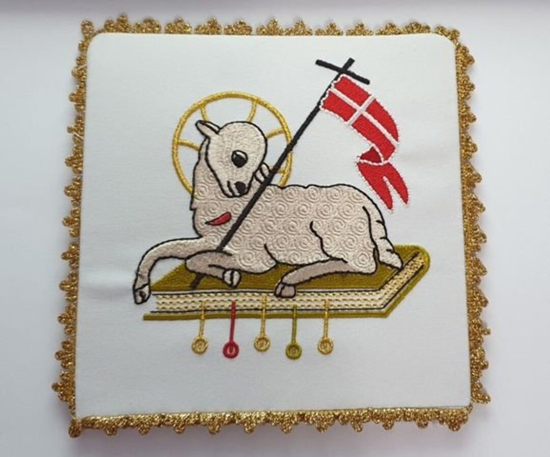 Chalice Pall White Sacrificial Lamb (1) - Etsy