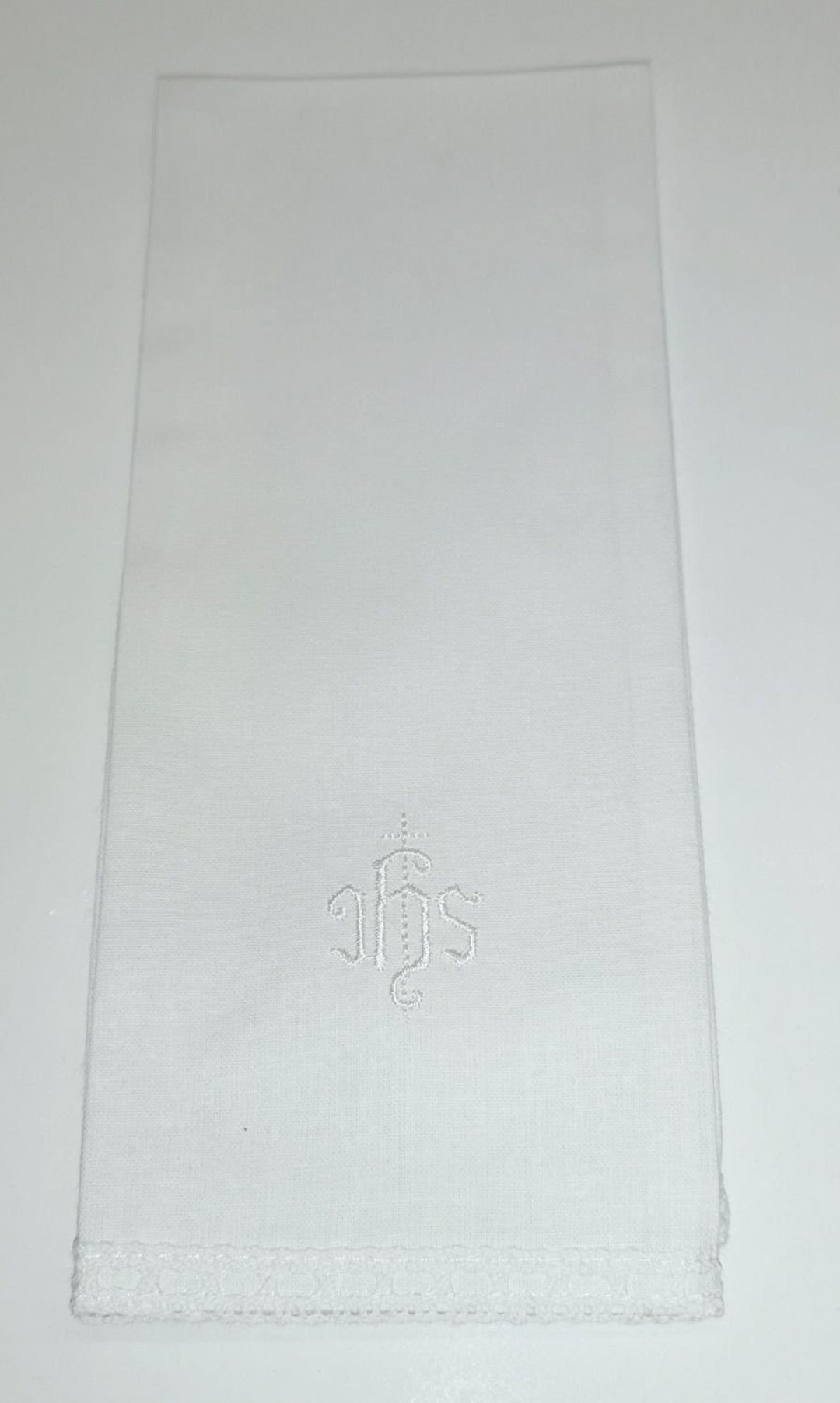 Purificator White Ihs Gothic Pattern - 100% Cotton - Etsy