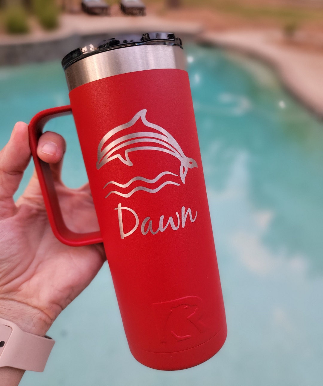 Custom Engraved RTIC Outdoors Tumbler, 16 ounce OR 20-ounce Travelers ...