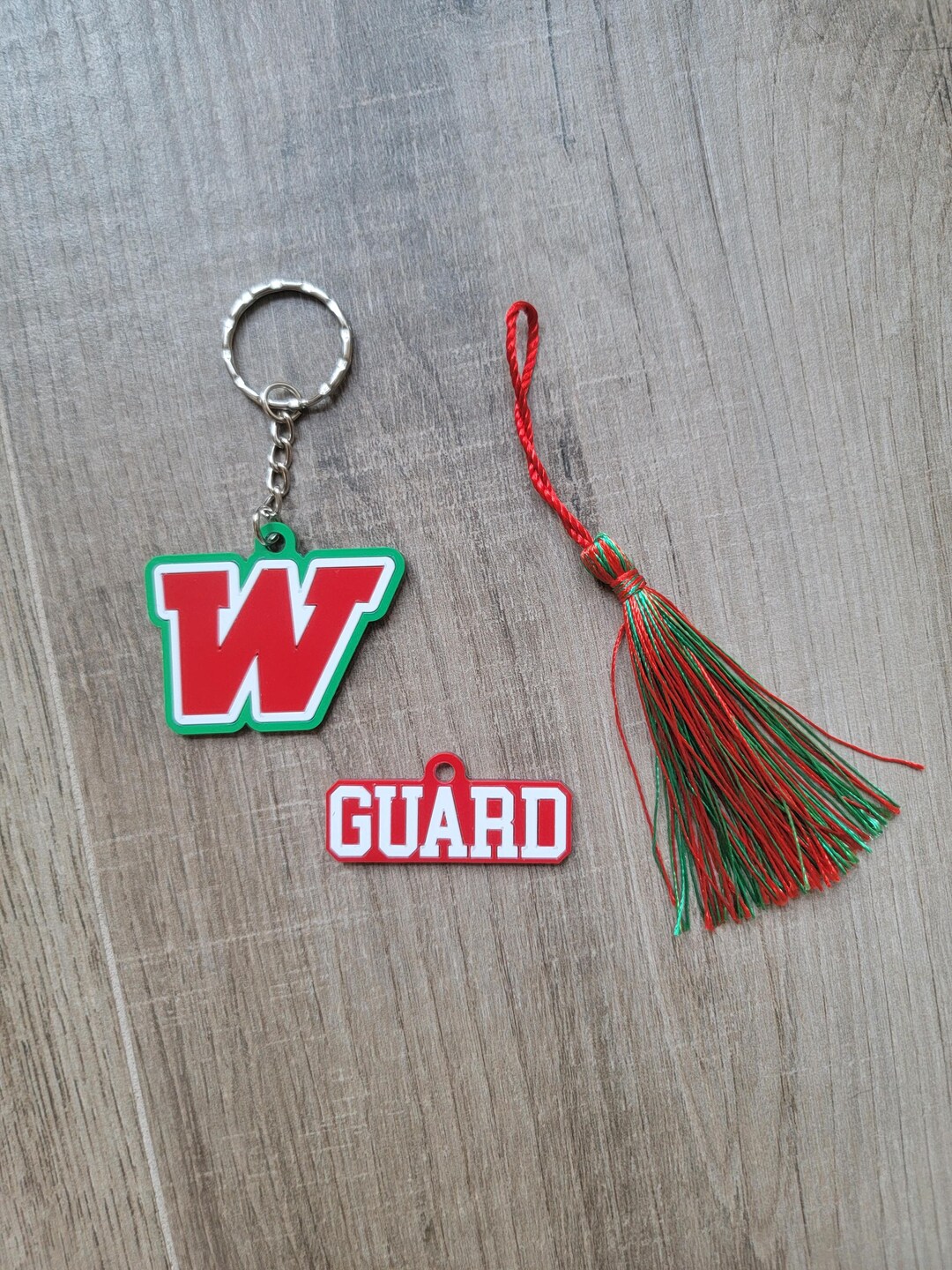 The Woodlands High School Keychain: Customizable Tassel & Glow-in-dark ...