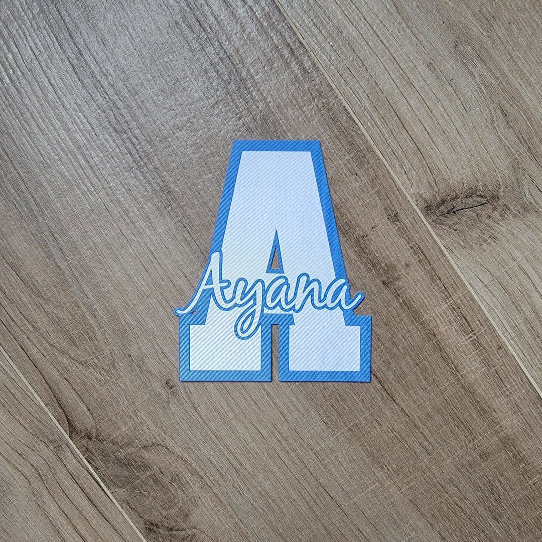 Varsity Jacket Patches, Custom Varsity Letter Patch, Twill Iron on ...