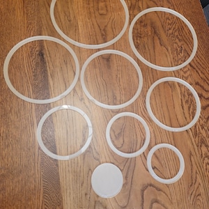 Acrylic Circle Router Template: Woodworking Stencil - Etsy
