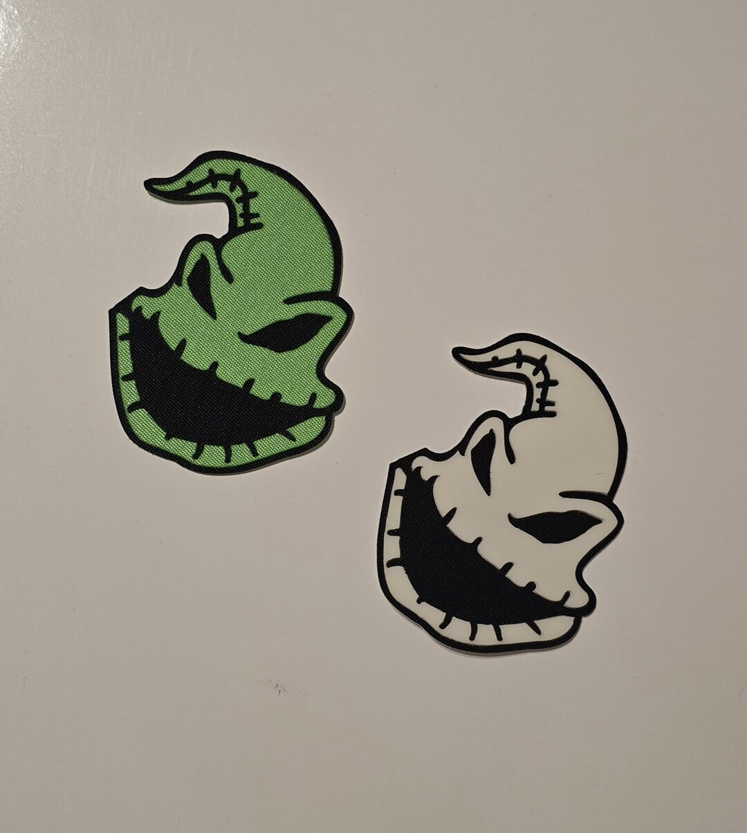 Oogie Boogie Iron-on Patches, Glow-in-the-dark Patches - Etsy