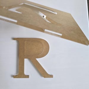 Acrylic Alphabet Router Template: Woodworking Stencil - Etsy