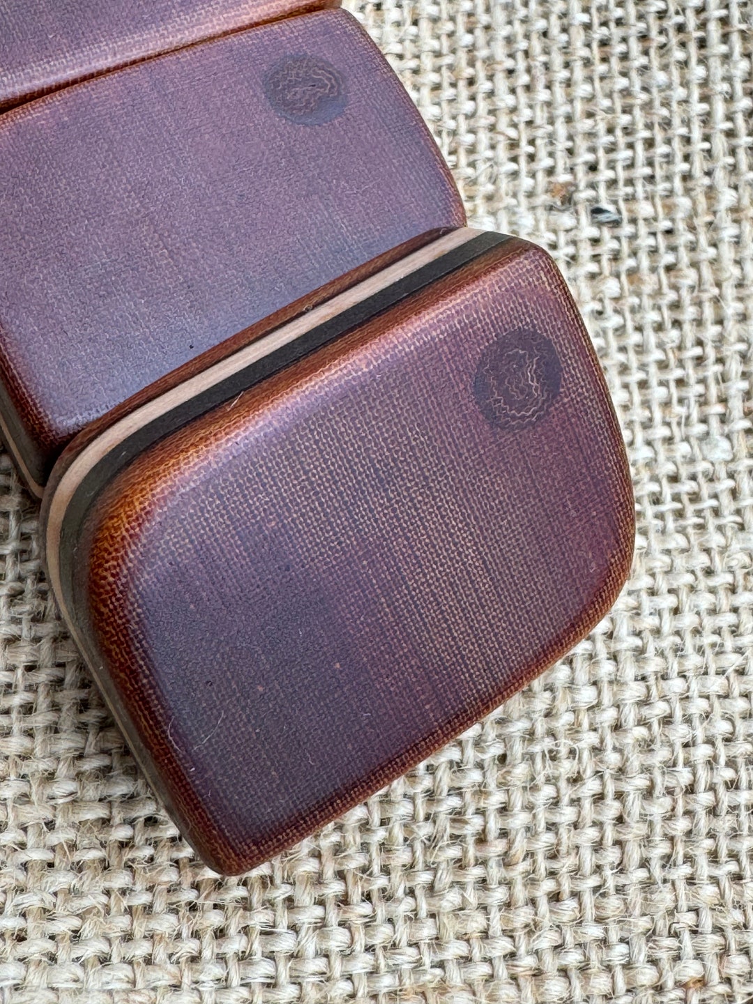 Handmade Vintage Micarta & Richlite Worry Stone - Etsy