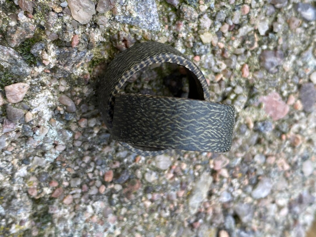 Handmade Canvas Micarta Ring Od Green - Etsy
