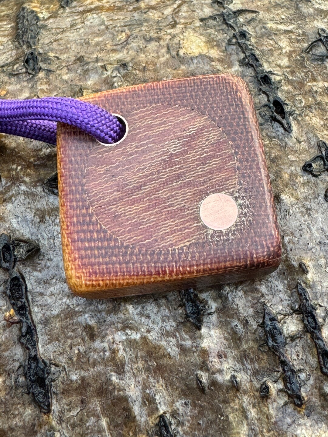 Handmade Vintage Micarta Worry Stone - Etsy