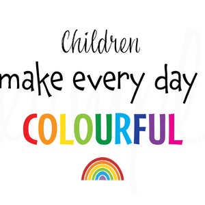 Classroom Rainbow Poster - Etsy