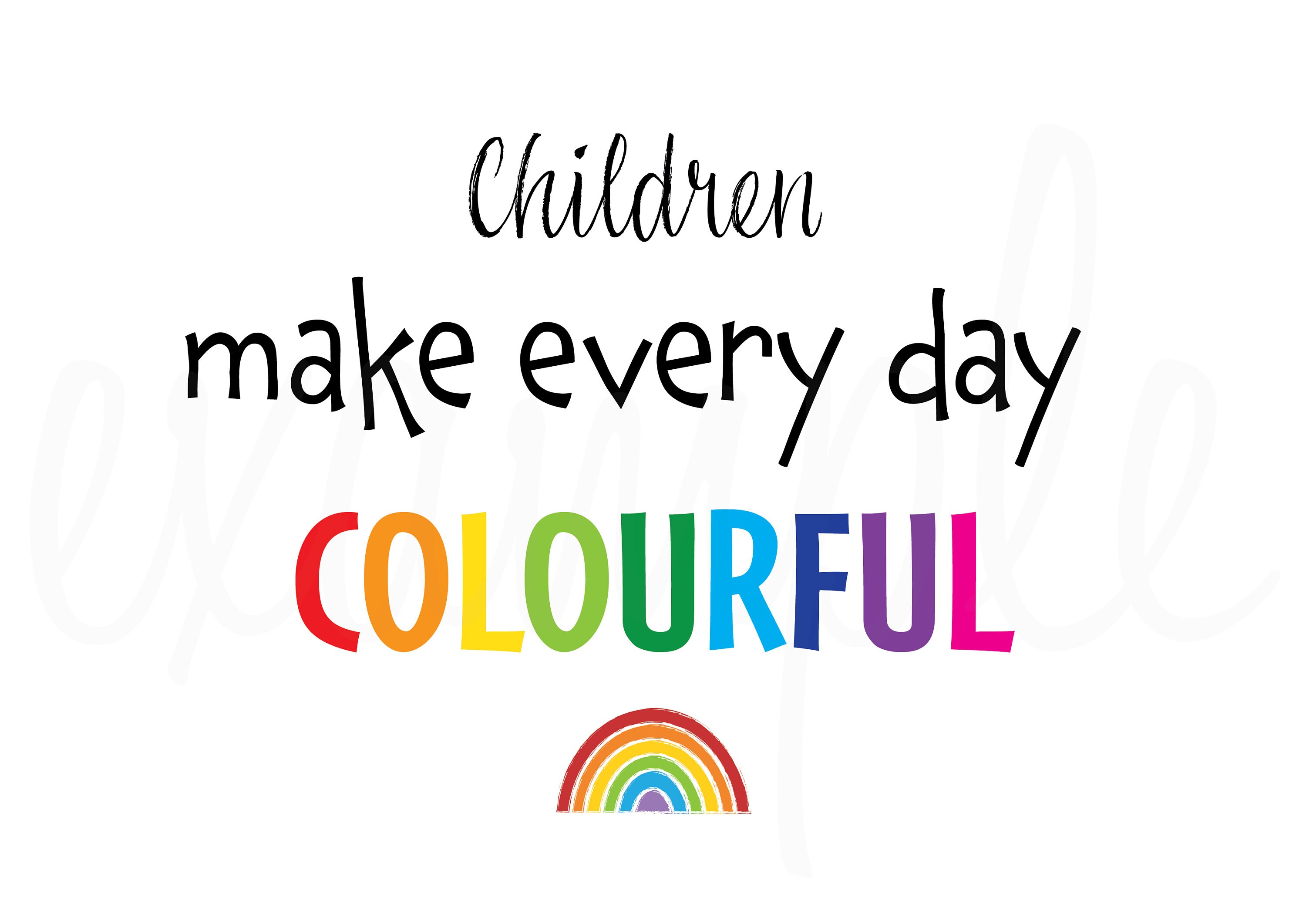 Classroom Rainbow Poster - Etsy