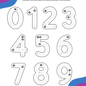 Count and Color Worksheets for Pre-k 2nd Grade, PDF Format, Printable ...