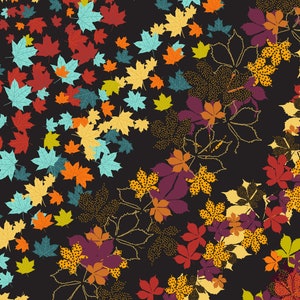 Vector Fall Leaves Scatter Brushes - Etsy