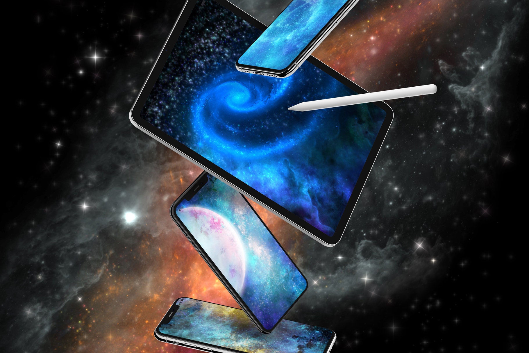 30 Galaxy Backgrounds Collection - Etsy