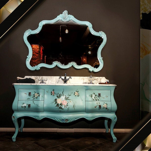 Turquoise Vanity - Etsy