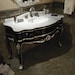 AFRODIT 49 Inch Black Silver Single Sink Bathroom Vanity - Etsy