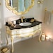 AFRODIT 34" & 49" Beige Gold Single Sink Bathroom Vanity - Etsy