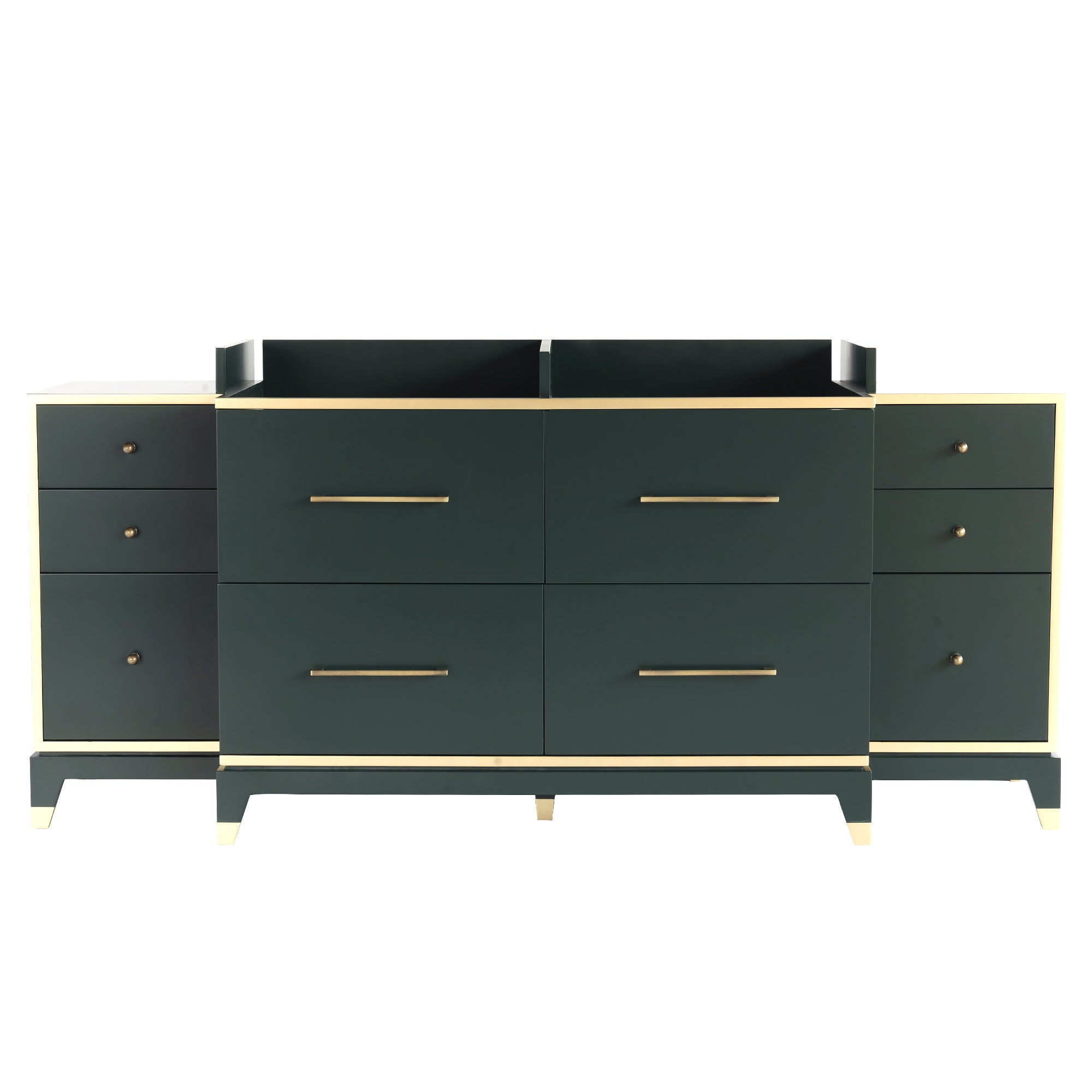 AYASOFYA 72 Inch Green Double Sink Bathroom Vanity - Etsy