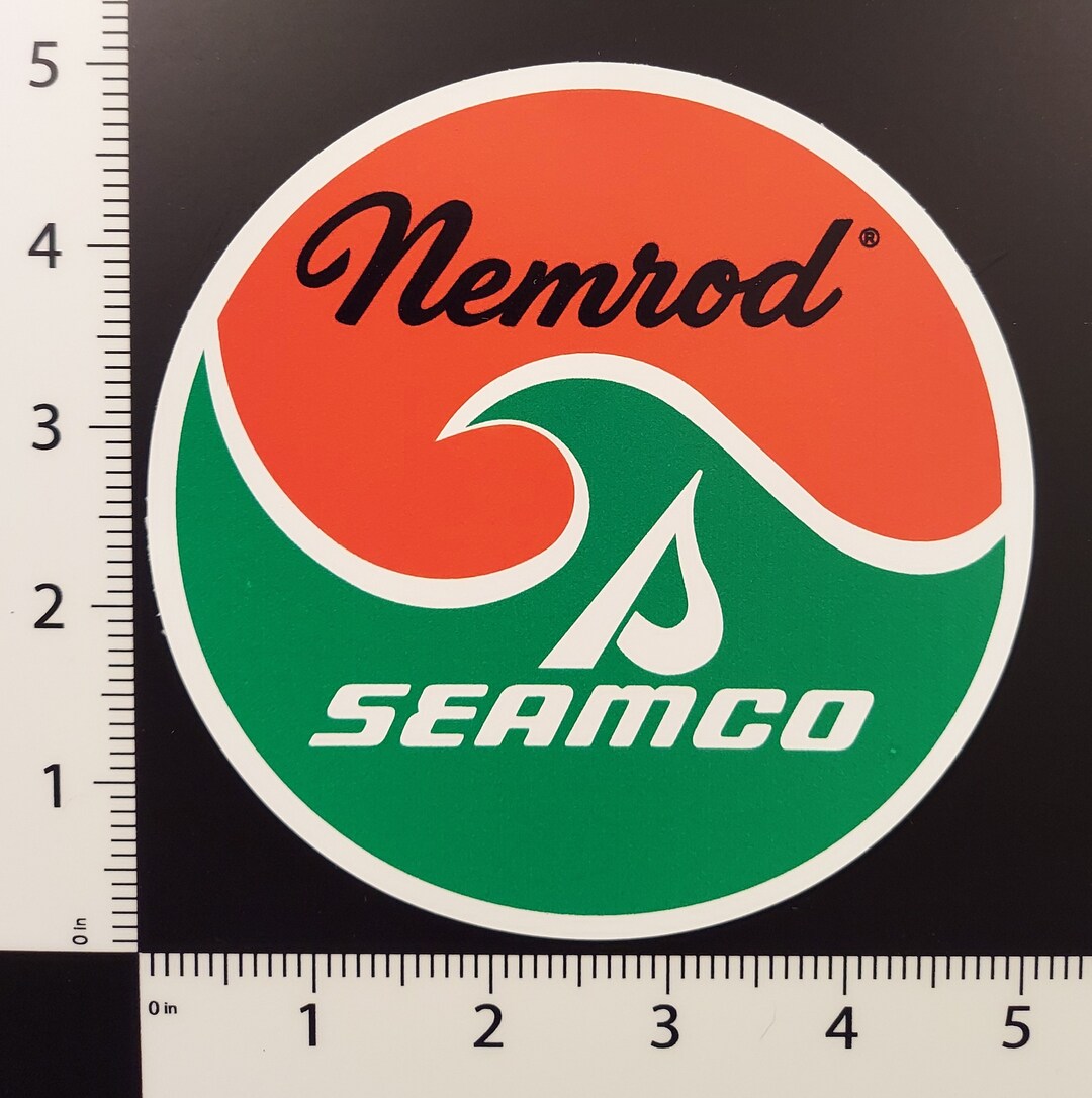 Nemrod Seamco Diving Decal Repro 6mil UV Vinyl 5" Dive Tank Mask ...
