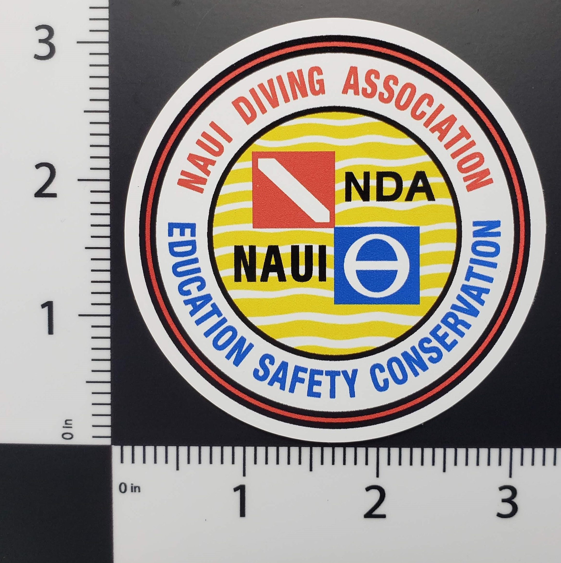 NAUI Diving Association Scuba Dive NDA ESC Decal Sticker Repro 6mil Uv ...