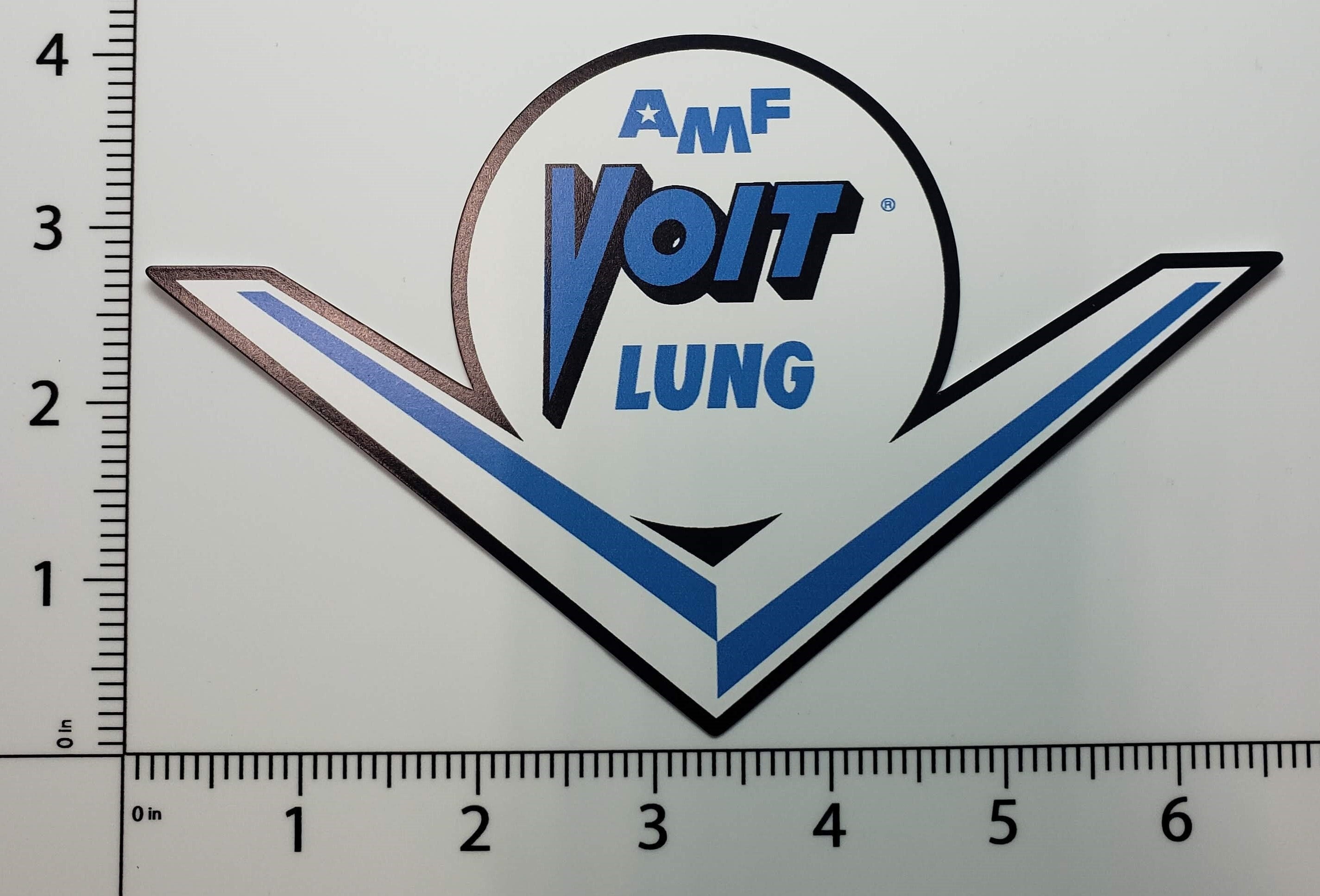VOIT Lung AMF Vintage Scuba Dive Diving Decal Sticker Reproduction 6mil ...