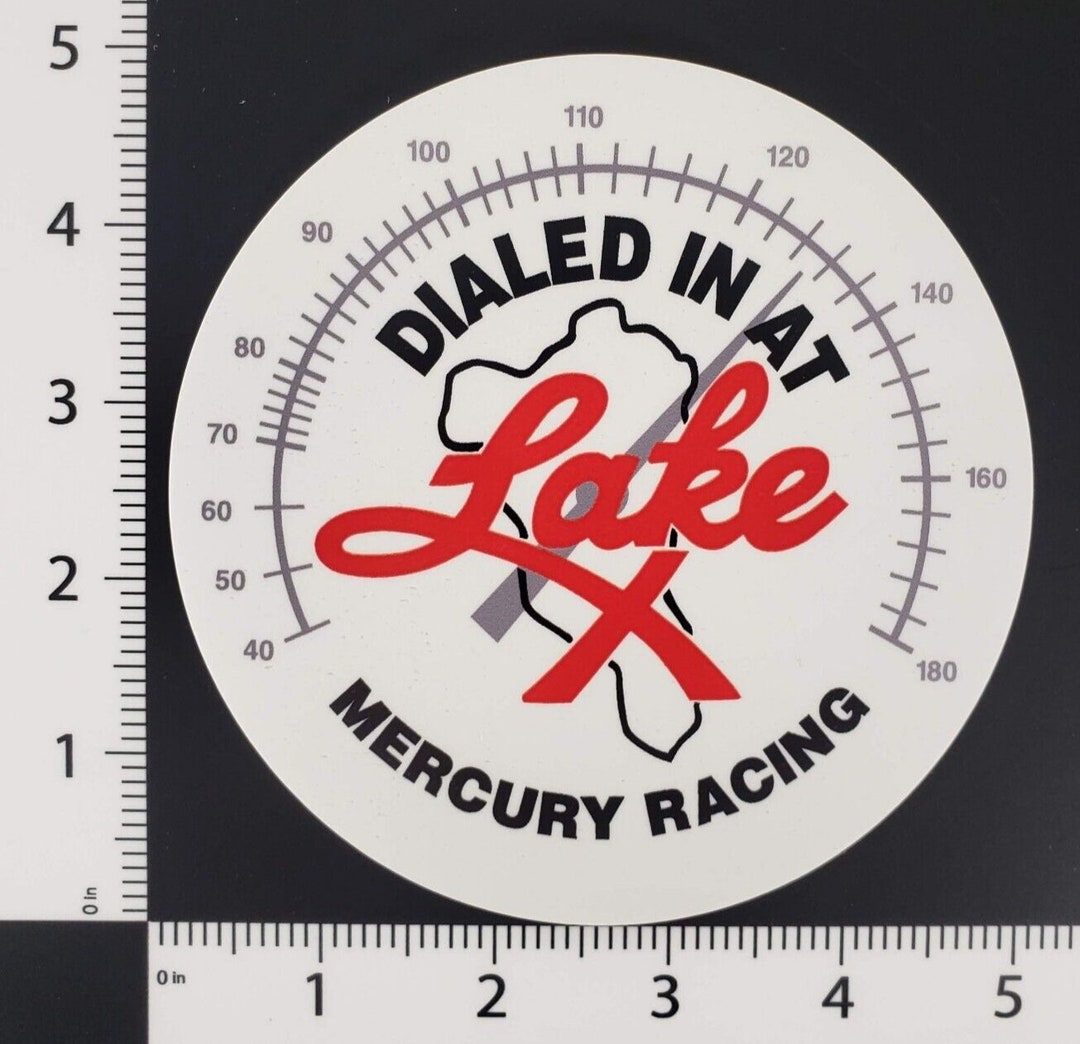 Dialed in at Lake X Mercury Racing Lakex Sticker Reproduction 6mil UV ...