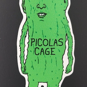 Nicolas Cage Six Pack Vinyl Decal Stickers Picolas Cage 4" Sticker Set ...