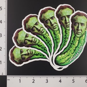 Picolas Cage 6 Pack Sticker Set / Nicolas Cage 4.5 Sticker / Nic Cage ...