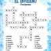 El Invierno Crucigrama--winter Crossword - Etsy