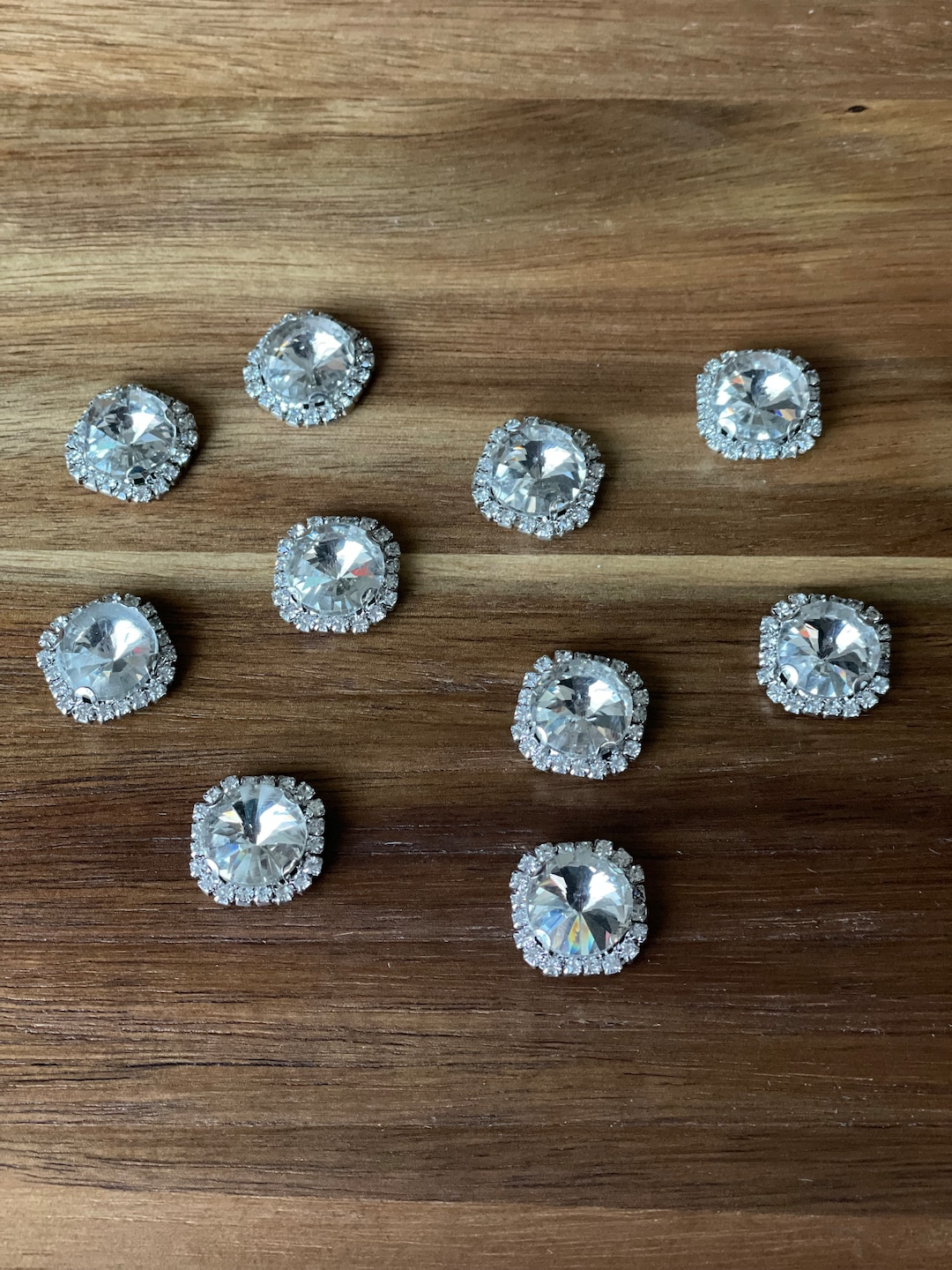Rhinestone Push Pins or Magnets - Etsy