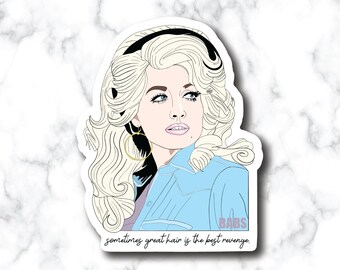 Dolly Parton Vinyl Decal - Etsy