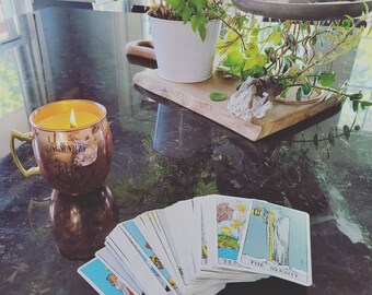 3 Card Spread - Tarot Reading With Printable Layout and Explanations - Etsy