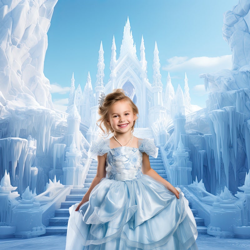 Frozen Backdrop - Etsy