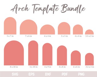 Table Number Arch Svg - Etsy