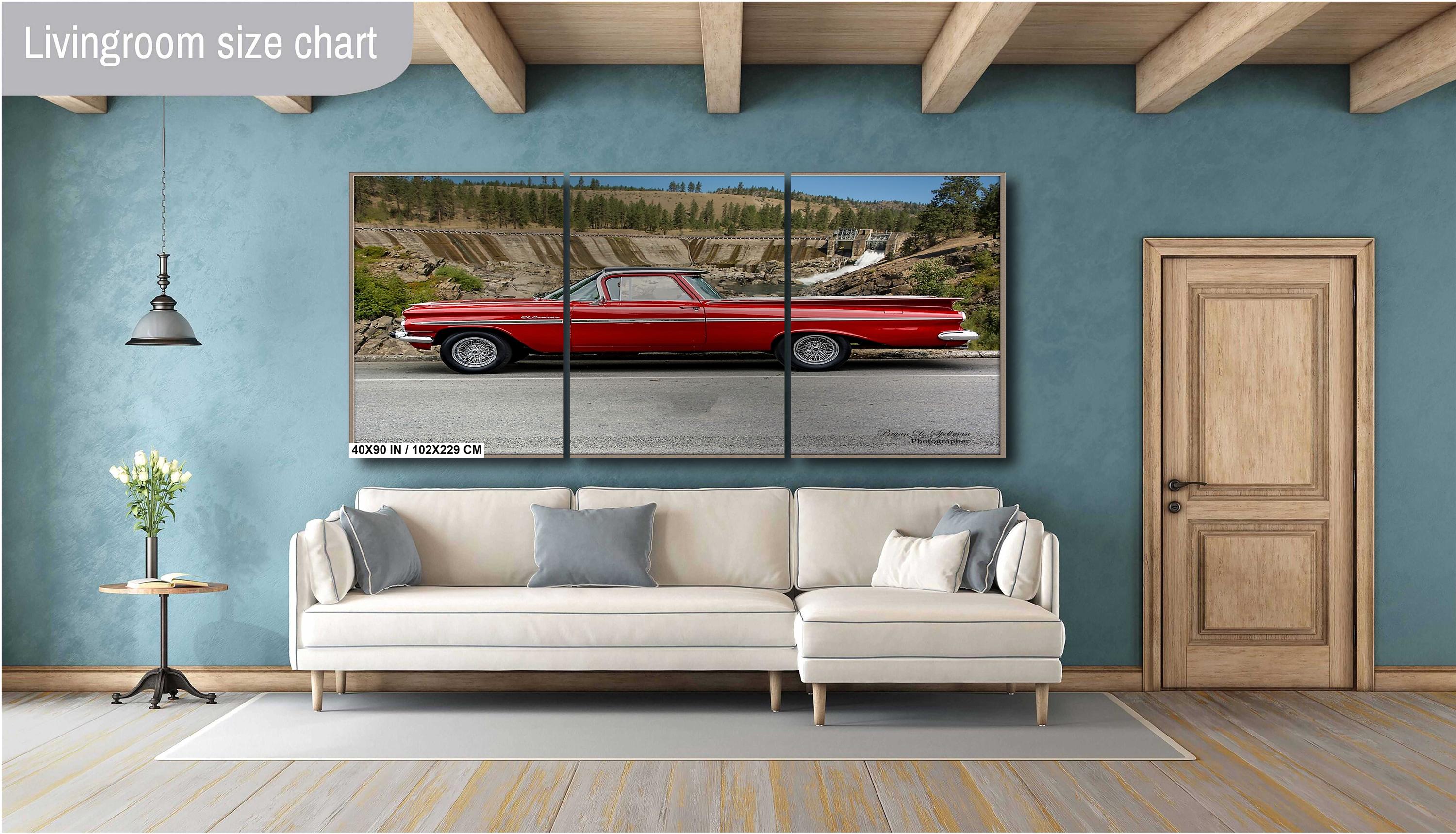 1959 Chevrolet El Camino, Red Chevy Pickup Print , 50s Chevy Photo ...