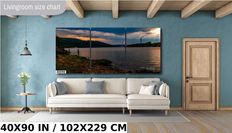 Ohio River at Wellsburg Wharfs, River Photography, Landscape ...