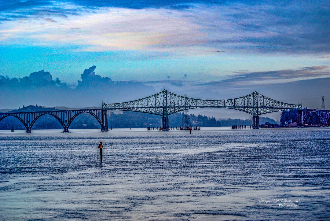 Coos Bay Bridge, Conde Mccullough Bridge, Coos County Oregon, Oregon ...