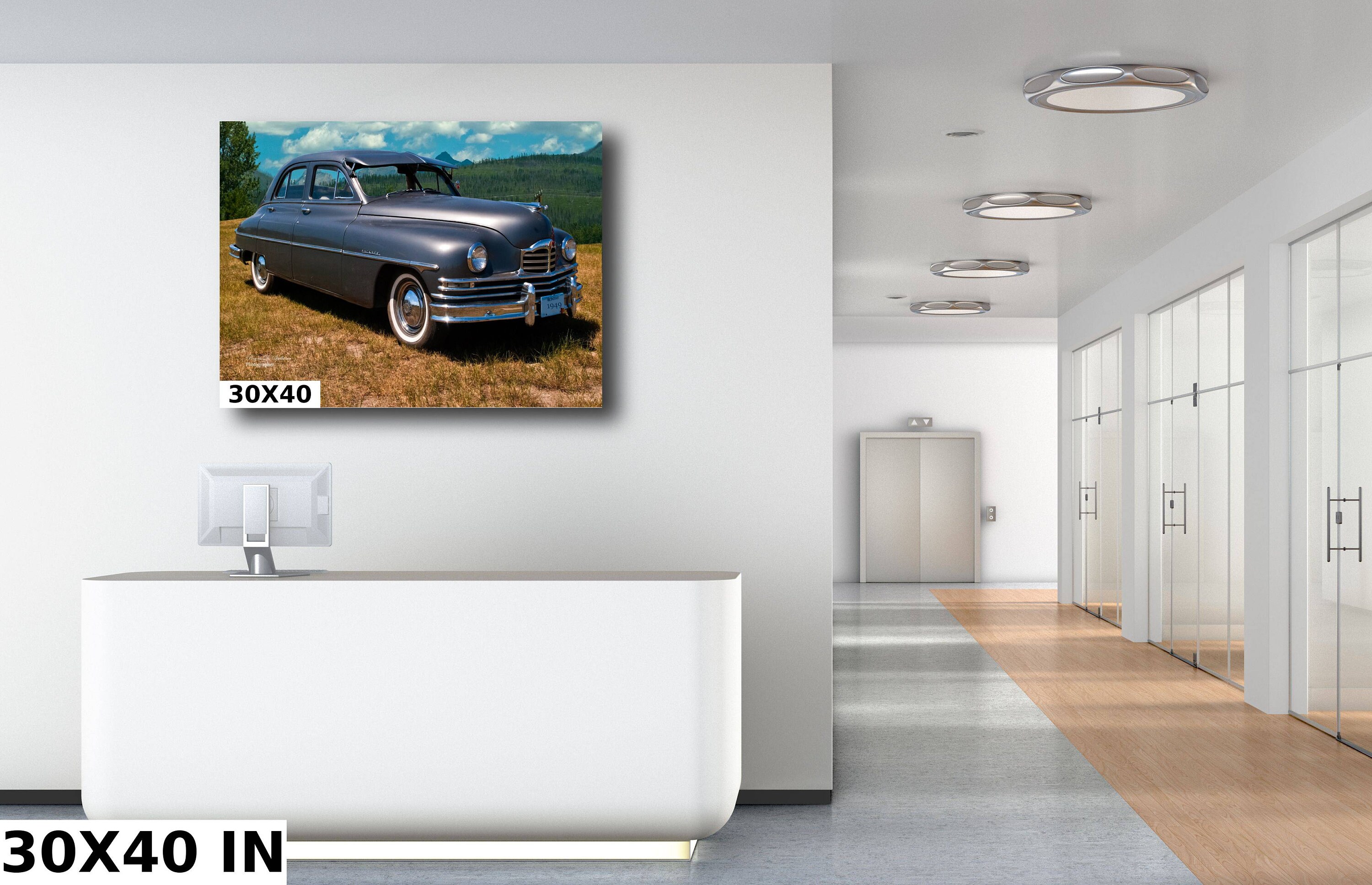 1949 Packard Super 8, 1940s American Cars, Classic Car Photo, Glossy ...