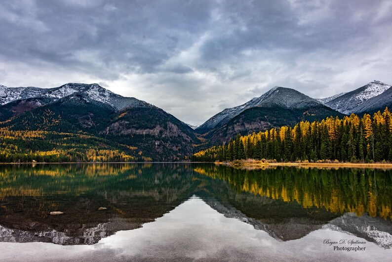 Mountain Lake Photo Print, Montana Scenery, Montana Lake Photo ...
