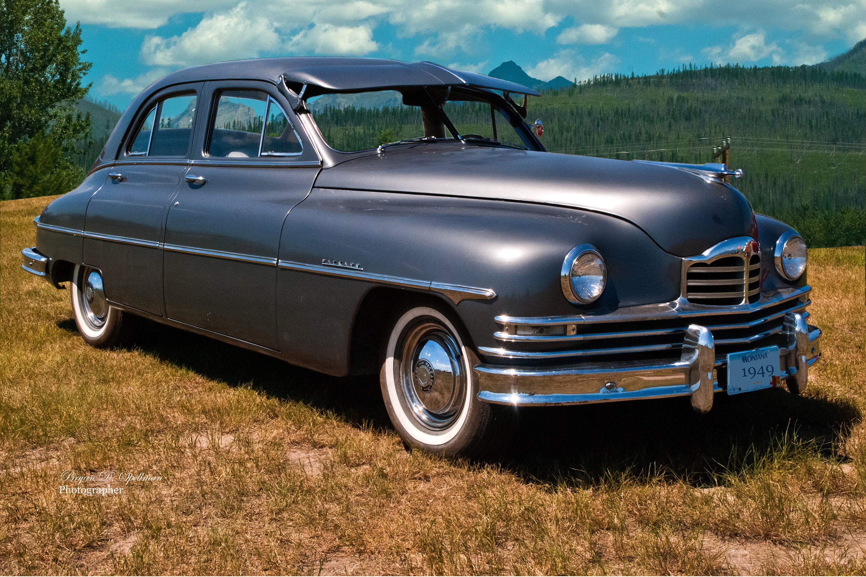 1949 Packard Super 8, 1940s American Cars, Classic Car Photo, Glossy ...