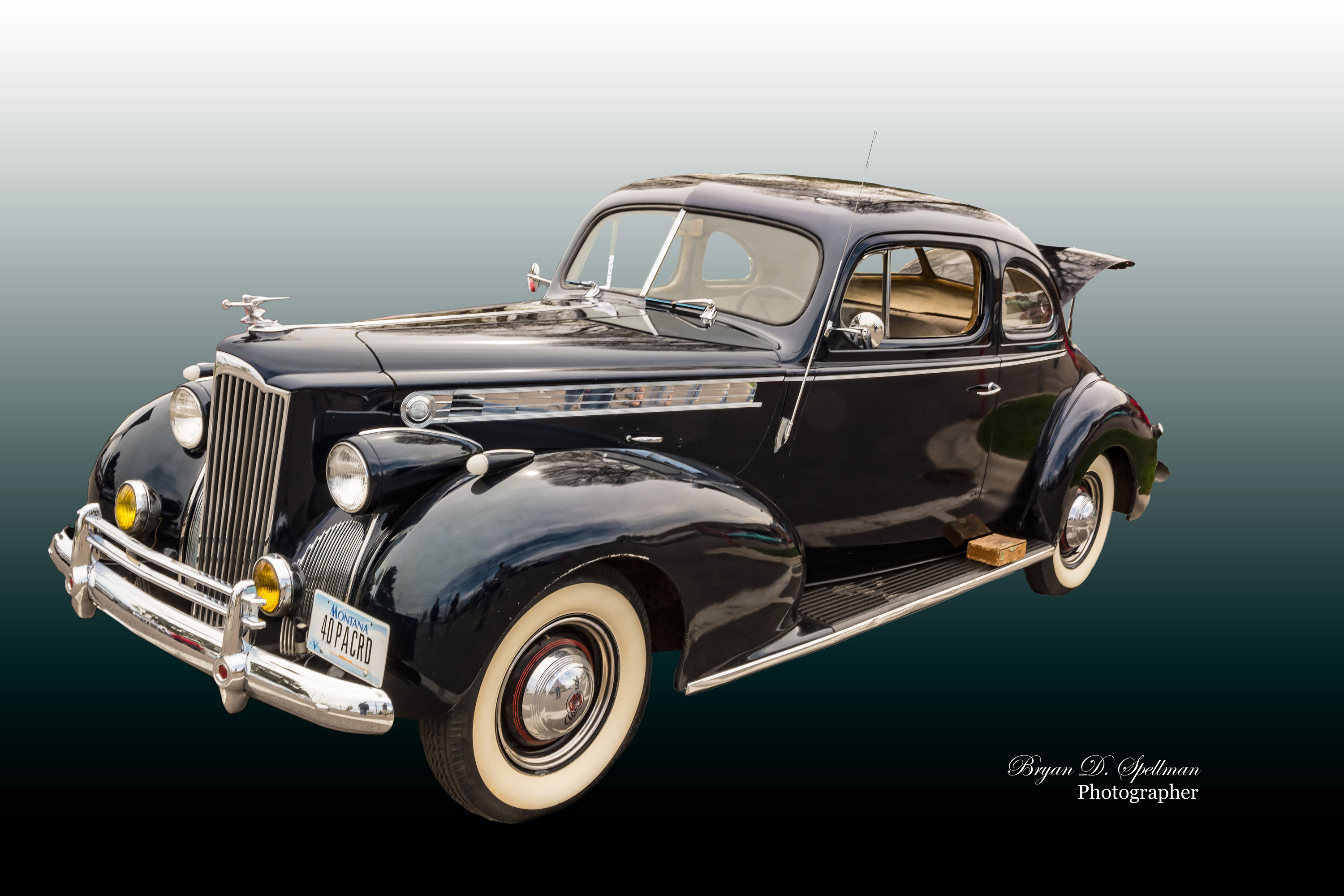 1940 Packard Coupe, 1940s American Cars, Classic Car Photo, Glossy Photo Print, Stretched Canvas ...
