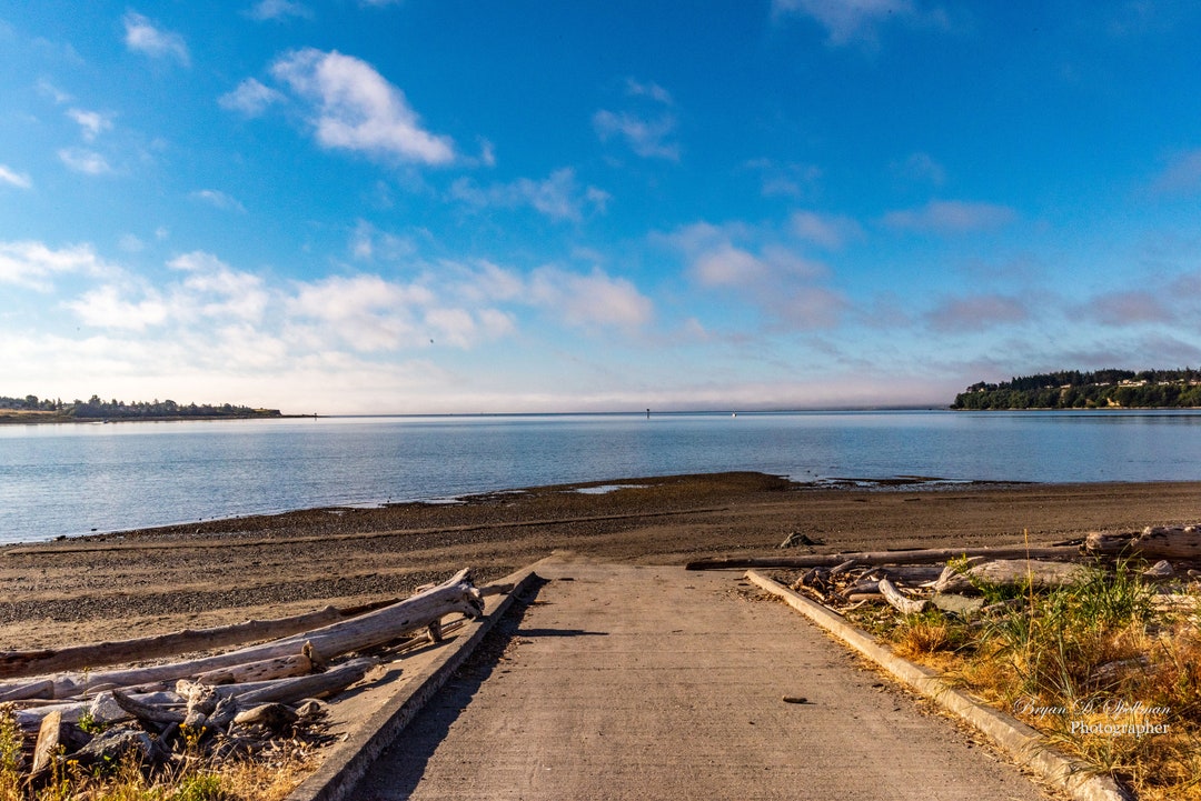Oak Harbor From Windjammer Park, Island County, Washington Photography ...