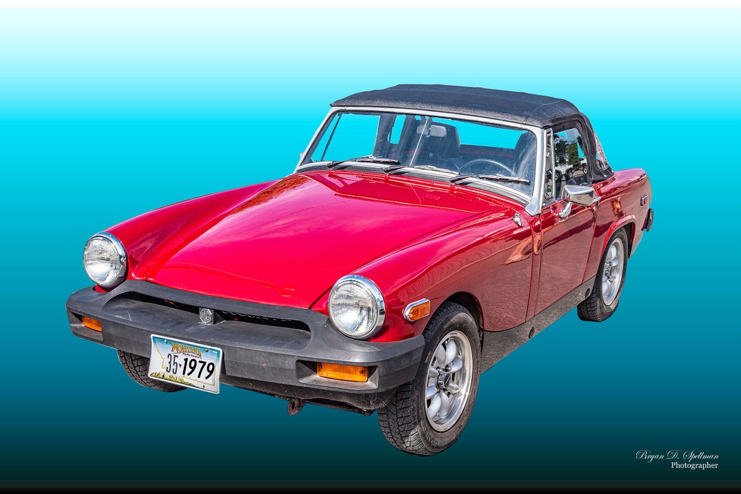 1979 MG Midget, 1970s British Cars, Classic Sports Car Photo, Glossy ...