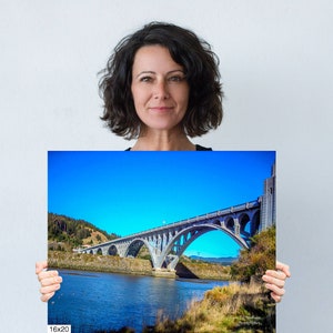 Isaac Lee Patterson Bridge, Gold Beach Oregon Bridge, Rogue River ...