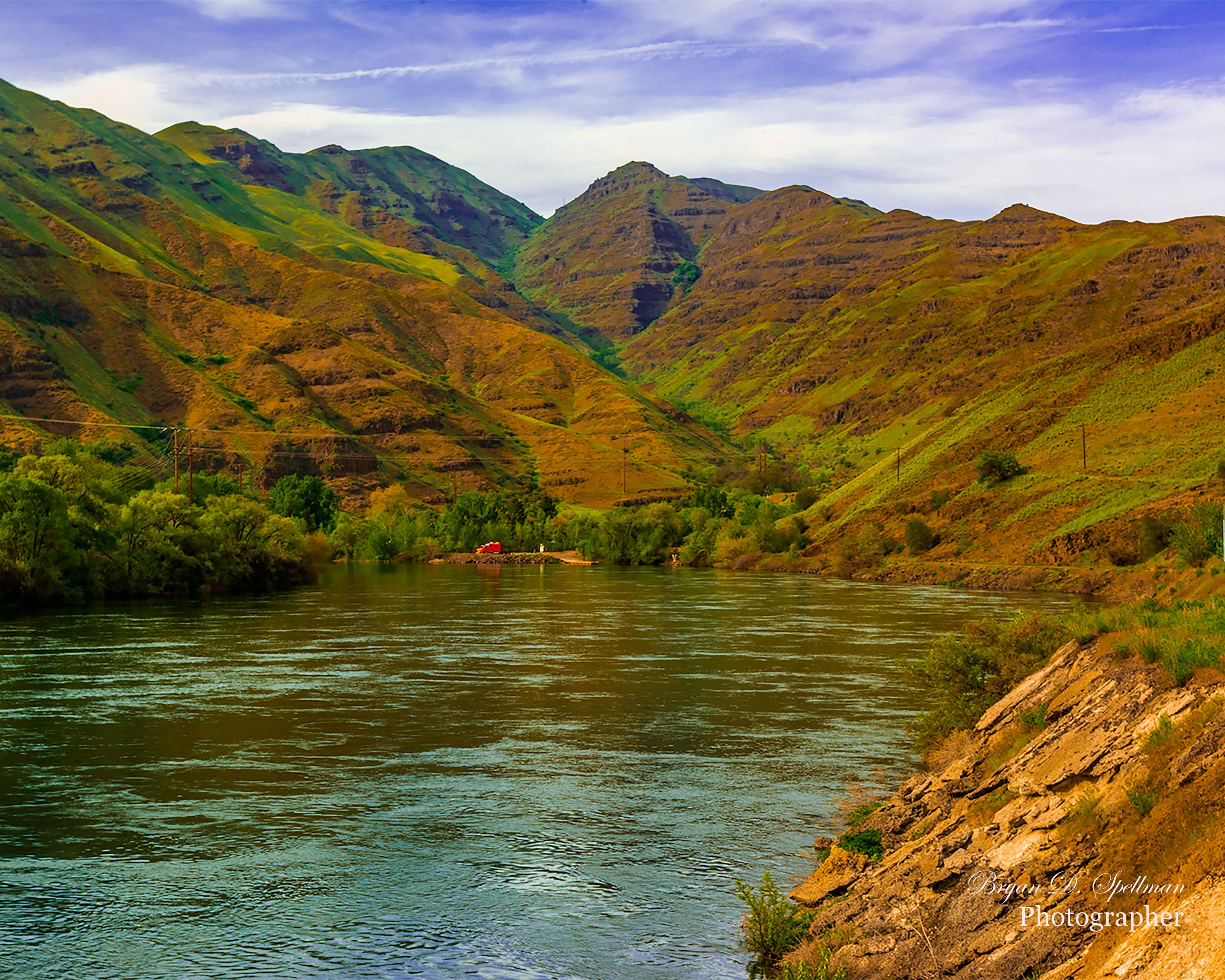 Aerial Snake River Oregon