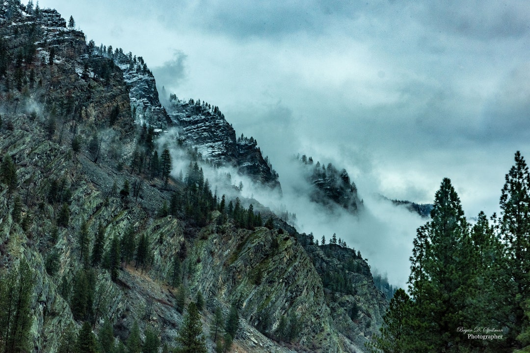 Clouds in the Bad Rock Canyon, Cloud Photography, Mountain Scenery ...