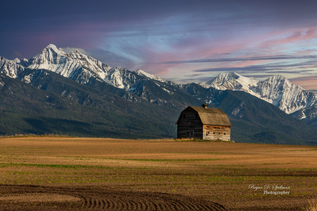 Farm Photography, Barn Photography, Mission Mountains Montana ...