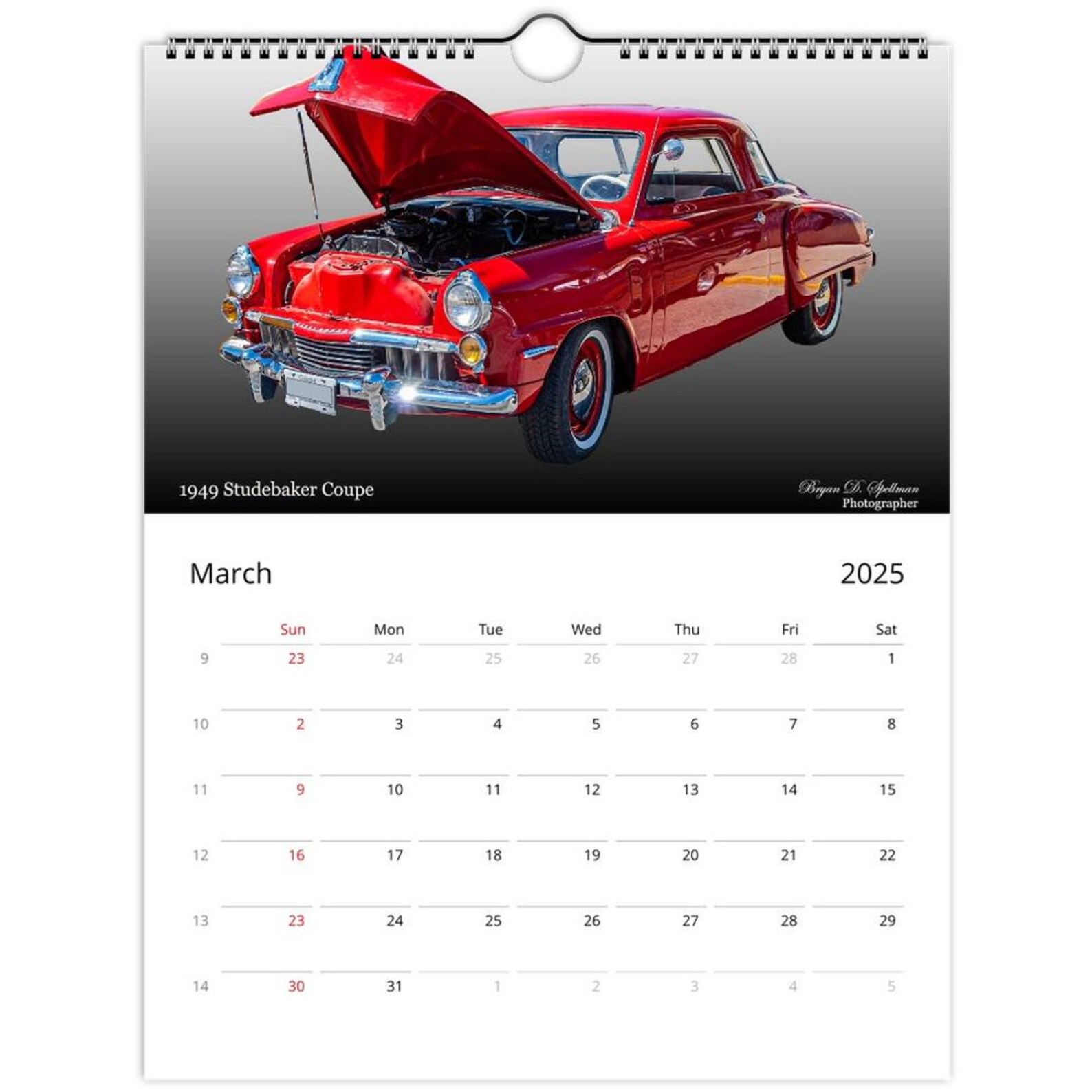 2025 Studebaker Classics Wall Calendar – 12 Stunning Photos of Vintage ...