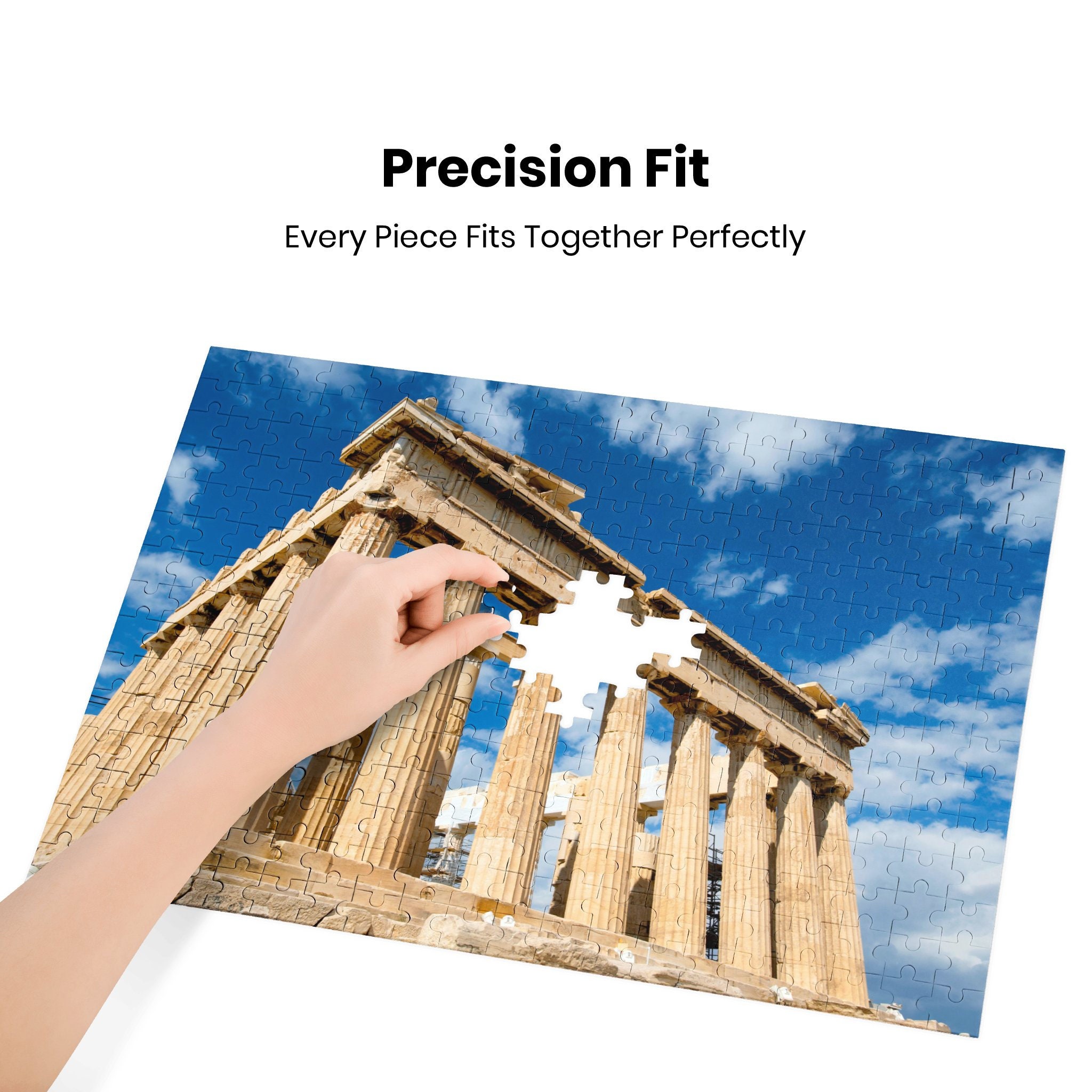 Greece Ancient Temple Jigsaw Puzzles Historical Parthenon - Etsy